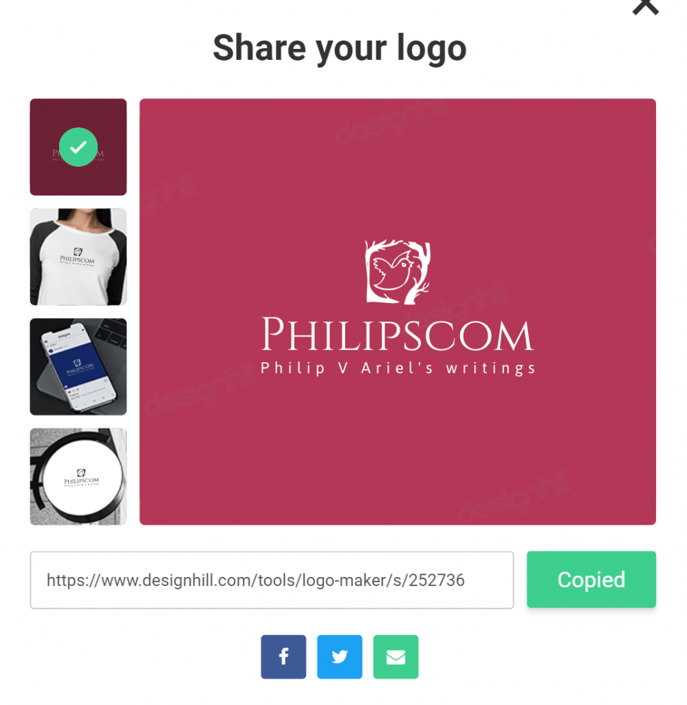 designhill logo 7 share your logo - Philipscom Associates